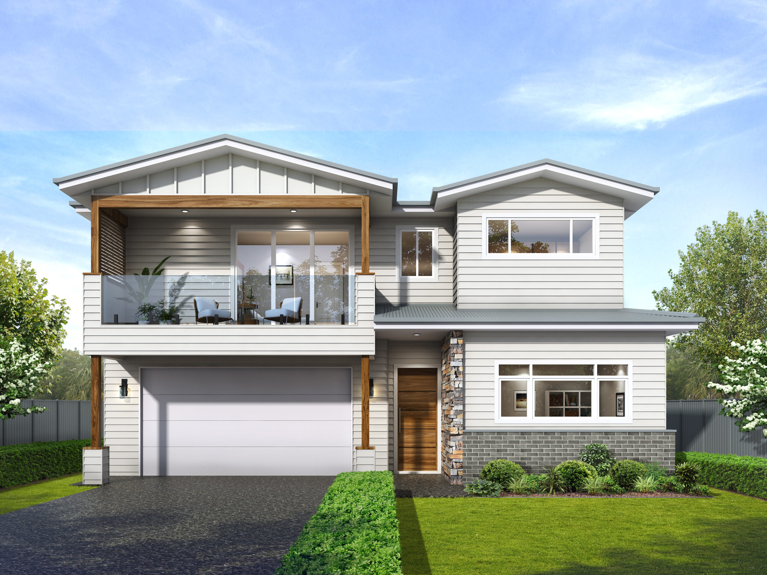 Five Bedroom New Home + Double Garage Designs - P J Cook Building